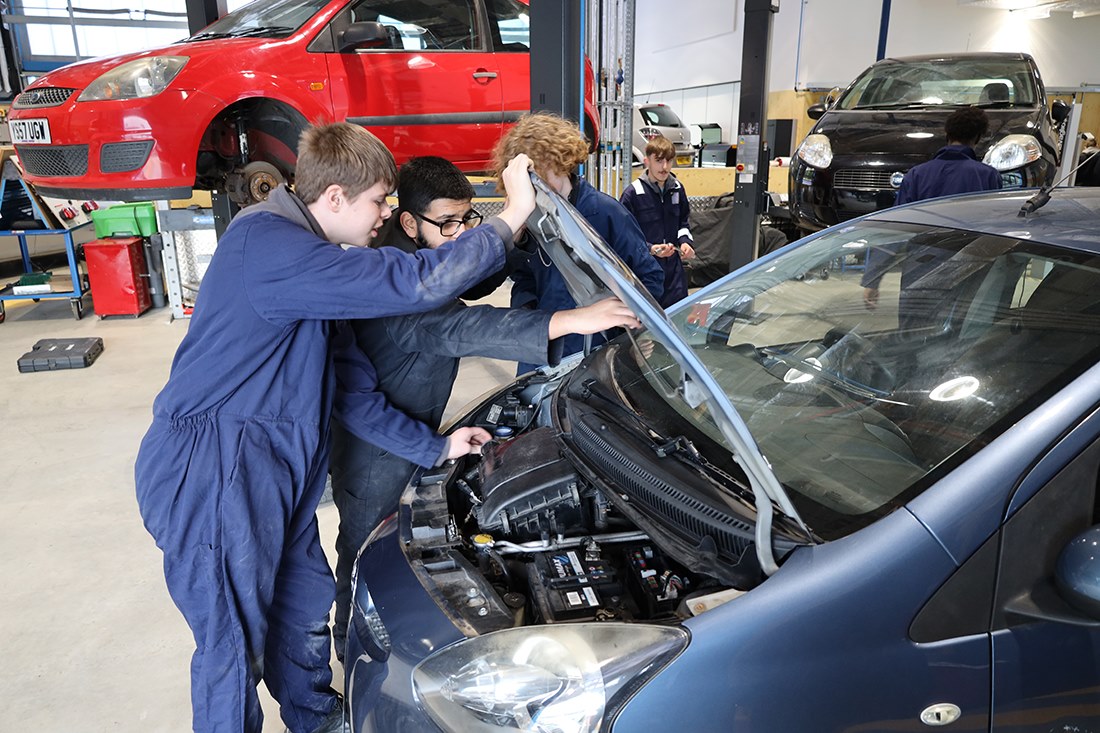 College ‘driving’ students’ futures with opening of Automotive Centre