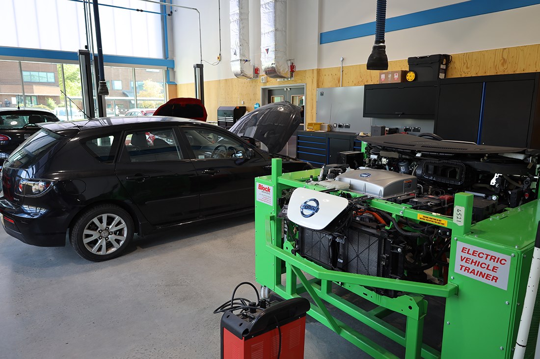 College ‘driving’ students’ futures with opening of Automotive Centre