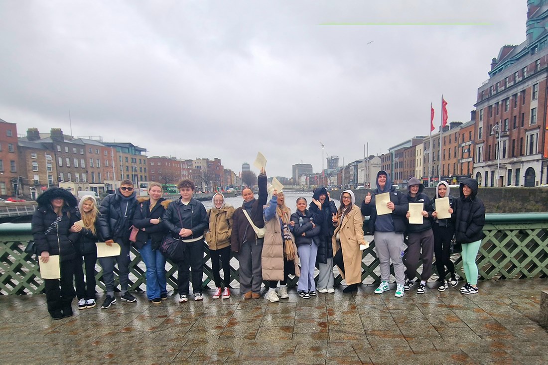 Students visit the Emerald Isle to learn from the travel industry