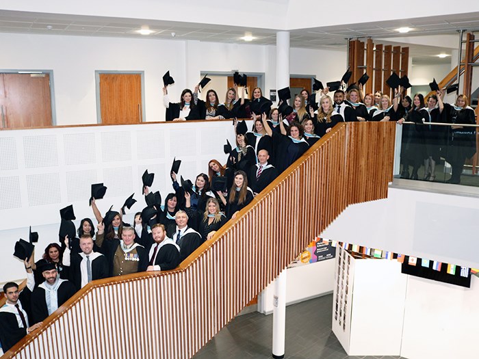 Proud graduates celebrate their achievements