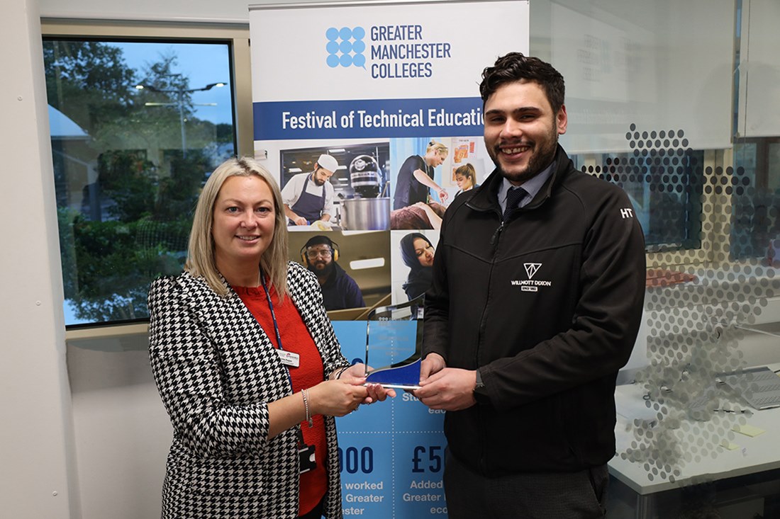 Former student Harrison’s proud moment