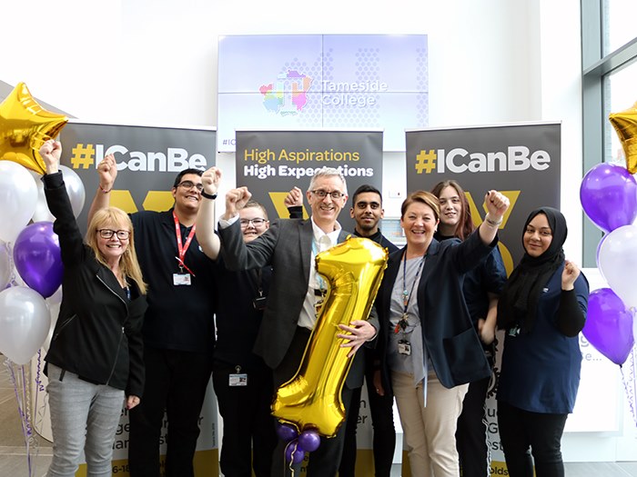 Tameside College is number one in Greater Manchester