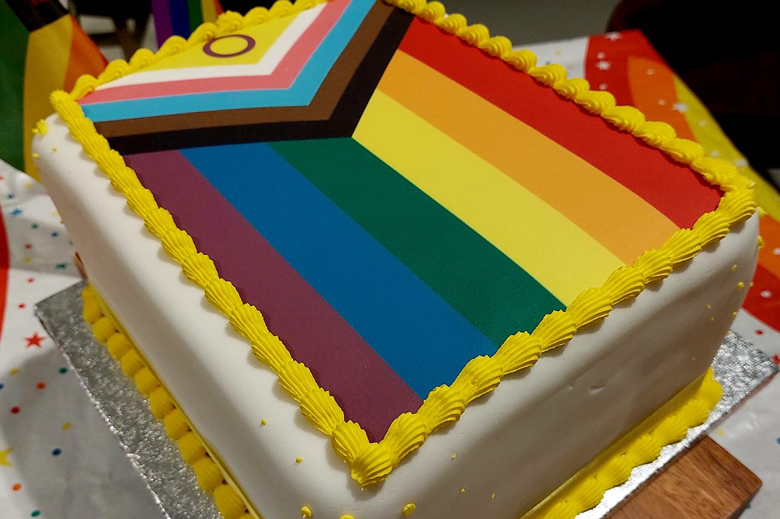 Students bring splash of colour to LGBT+ charity event