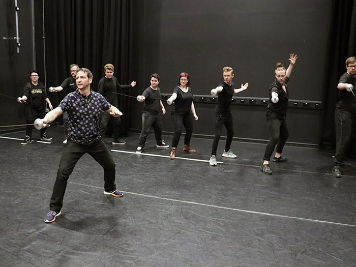 Performing arts students celebrate ‘the Bard’s’ birthday