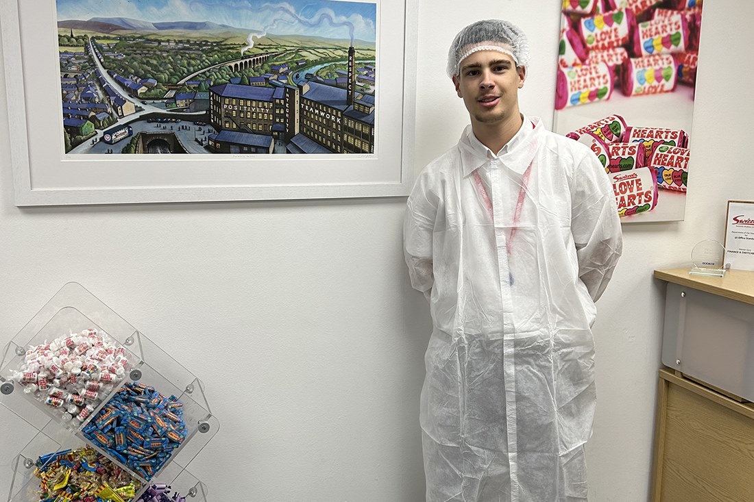 Joseph tastes ‘sweet’ success with work experience placement