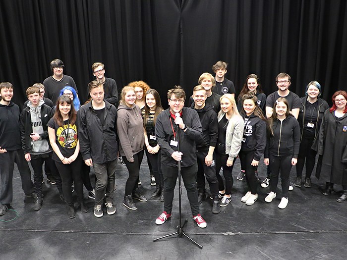 Acting students learn the art of comedy in new workshop