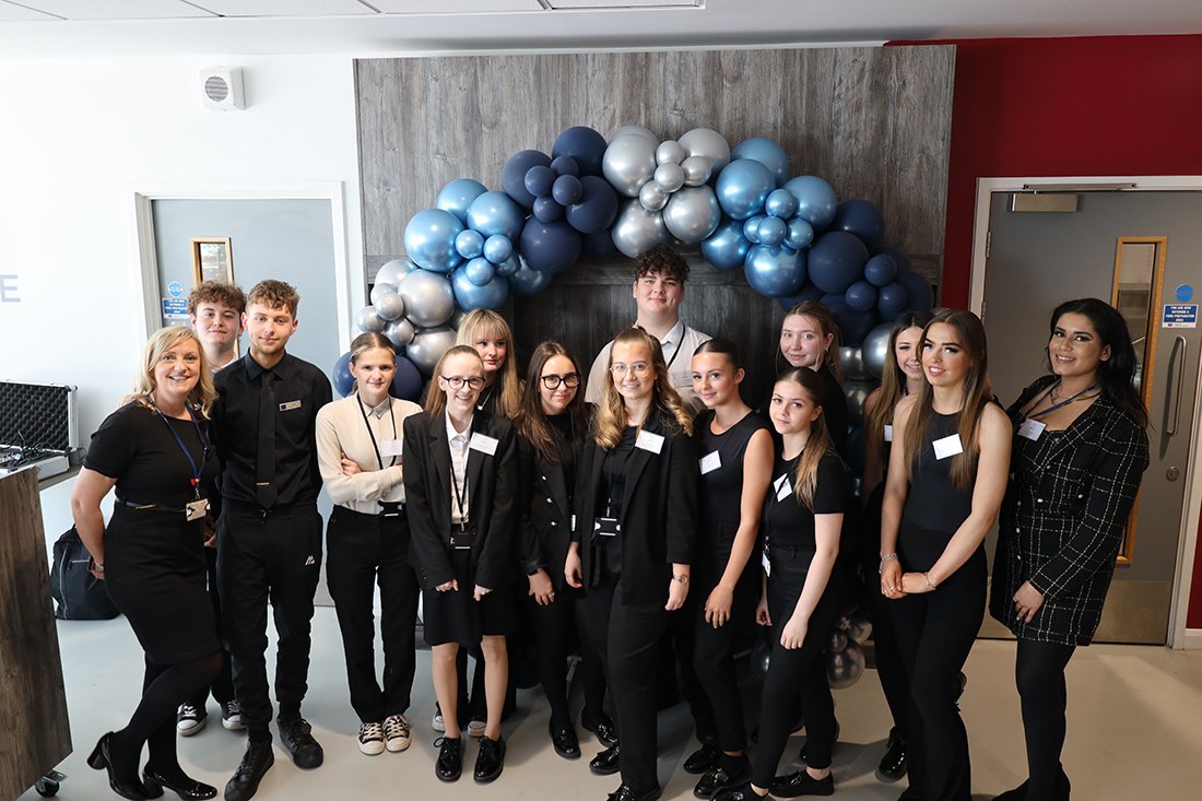 Cabin crew experts present to Tameside College students