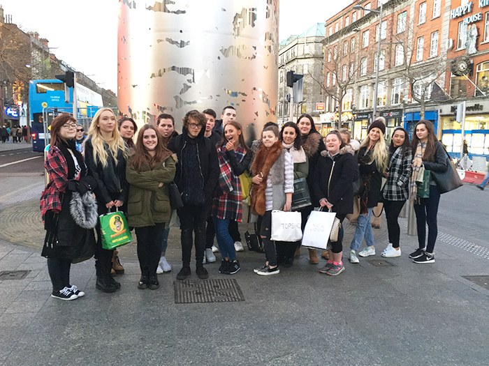 Travel students take tips from top airline